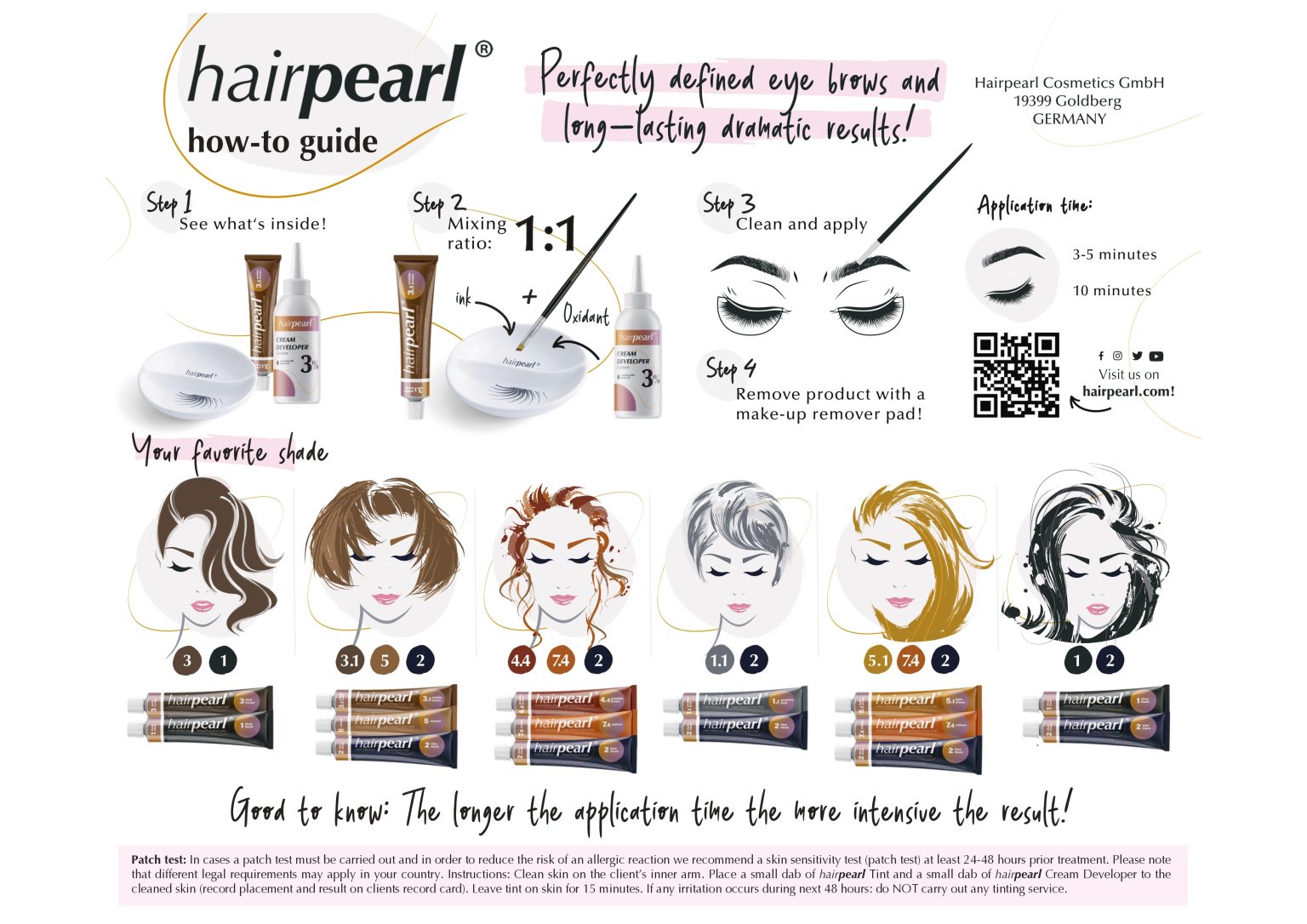 hairpearl Cream Eyebrow Tint No 5.1 Light Brown – Hairpearl